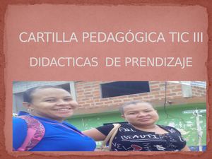 Calaméo - Cartilla Pedagógica Tic Iii