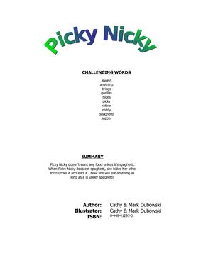 Calaméo - Picky Nicky