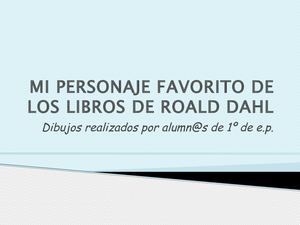 Calaméo - Mi Personaje Favorito