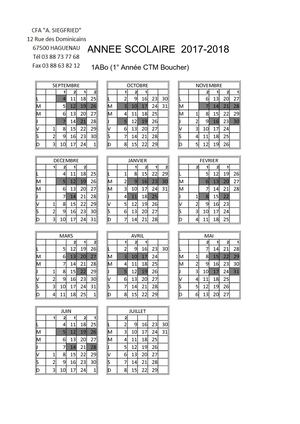 Calaméo - Calendriers 2017-18