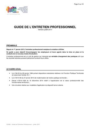 Calaméo - Guide Entretien Professionnel V2017