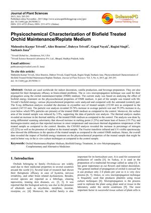 Calaméo - Trivedi Effect - Physicochemical Characterization of Biofield ...
