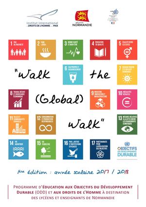 Calaméo - Walk the (Global) Walk - Appel à candidatures 17/18