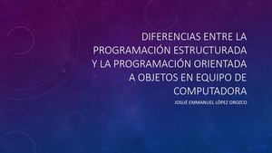 Calaméo - Diferencias Entre La Programacion Estructurada Y La