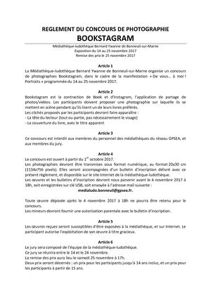 Calaméo - Règlement Du Concours De Photographie Bookstagram