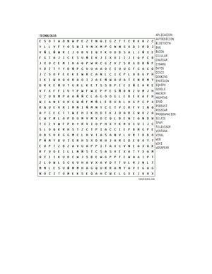 Calaméo - SOPA DE LETRA TECNOLOGIA ANDREA