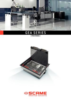 Calaméo - Scame General Catalogue Gea Series Floor Boxes