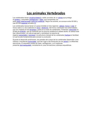 Calaméo - Los Animales Vertebrados