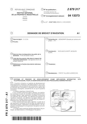 Calaméo - Brevet INPI 04 13373