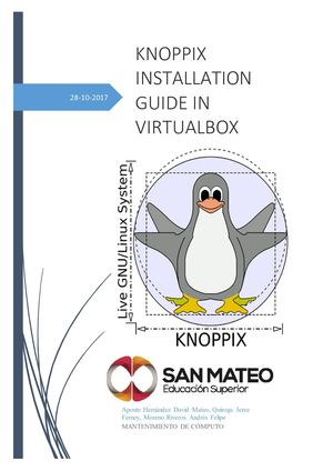 Calaméo - Knoppix Installation Guide In Virtualbox