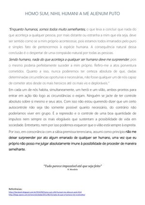 Calaméo - Homo Sum, Nihil Humani A Me Alienum Puto