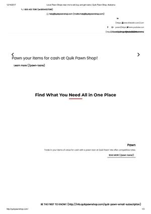 Calaméo - Local Pawn Shops Near Me To Sell,buy And Get Loans Quik Pawn ...