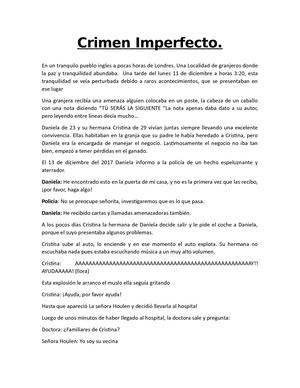 Calaméo - Crimen Imperfecto