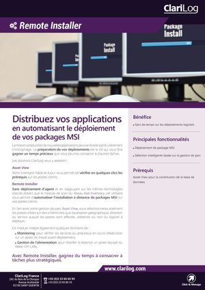 Calaméo - ClariLog Remote Installer