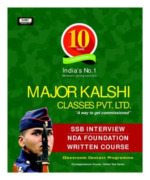 Calaméo - Major Kalshi Classes Best Defence Coaching