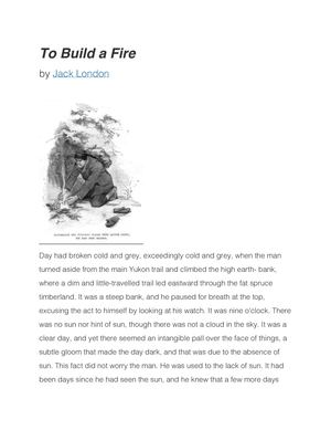 Calaméo - To Build A Fire