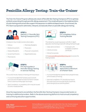 Calaméo - Penicillin Skin Testing Train-the-Trainer Handout