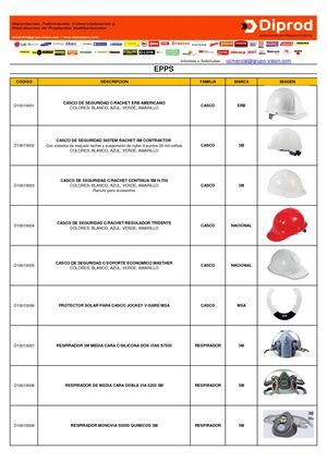 Calaméo - CATALOGO EPPs