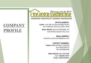 Calaméo - TOP NOTCH CONSTRUCTION