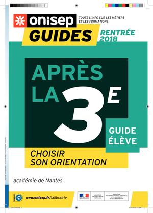 Calaméo - Après la 3ème Guide élèves Rentree 2018 Pays de la Loire