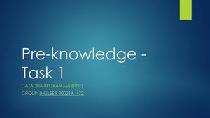 Calaméo - Pre Knowledge Task 1