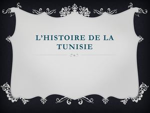 Calaméo - L’histoire De La Tunisie