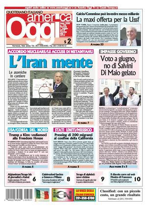 Calaméo - America Oggi 1 Maggio 2018