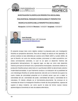 Calaméo - INVESTIGACIÓN FILOSÓFICA EN PERSPECTIVA DECOLONIAL