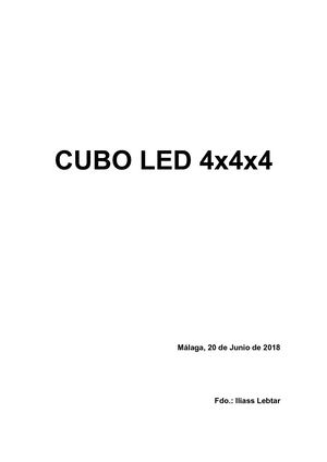 Calaméo - Proyecto Completo Cubo Led 4x4x4