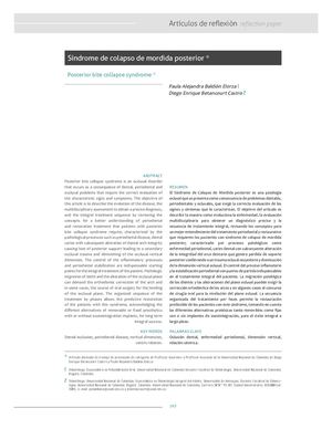 Calaméo - Sindrome De Colapso De Mordida Posterior