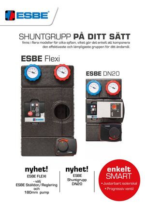Calaméo - ESBE Shuntgrupper FLEXI & DN20 (sv)