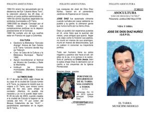 Calaméo - Folletos El Tarra Historia Chepe Díaz