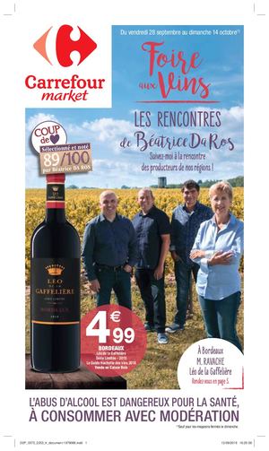 Calaméo - Catalogue Carrefour Market Vins Automne 2018