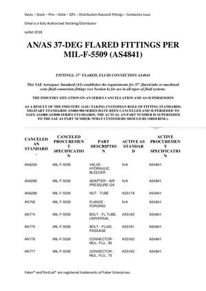 Calaméo - ORKAL As4841 Faber raccord fitting