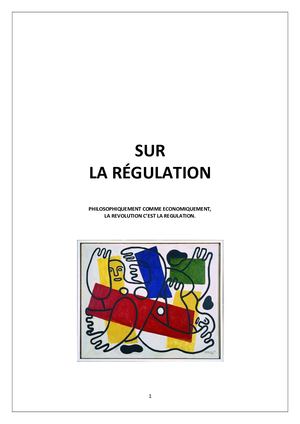 Calaméo - Sur La Régulation