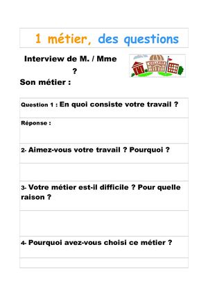 Calaméo - Interview Métiers 6ème 3 2018 EMC