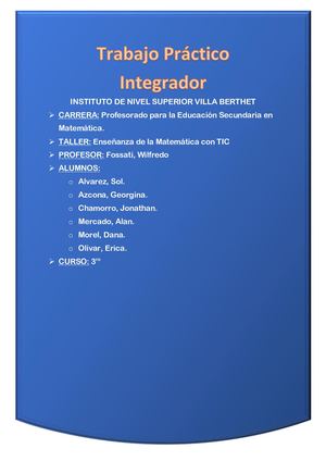 Calaméo - Trabajo Práctico Integrador Pdf