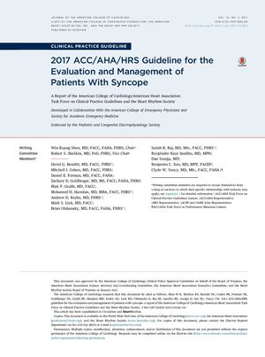 Calaméo - Syncope Guidelines Acc%2faha