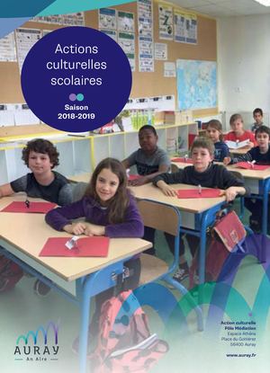 Calaméo - Livret des actions culturelles scolaires 2018-2019