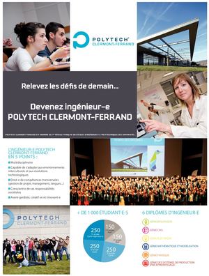 Calaméo - Plaquette Polytech Clermont-Ferrand