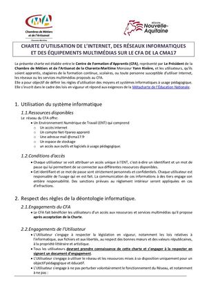 Calaméo - Charte Informatique 2018