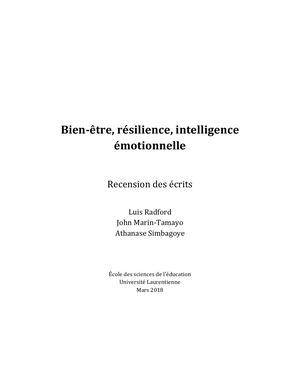 Calaméo - Recension Des Ecrits Bien Etre Reilience Intel Emotionnelle V ...