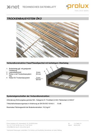 Calaméo - Technik-Datenblatt Trockenbausystem Oeko Faser Fliess ...