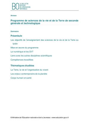 Calaméo - Programme Seconde