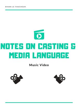 Calaméo - Notes On Casting & Media Language