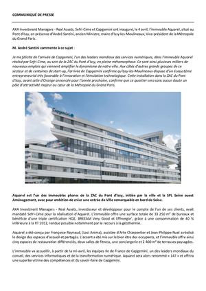 Calaméo - Communiqué de Presse - Inauguration du 147, nouveau site de ...