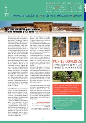 Calaméo - Espalion Immaculée Conception Journal