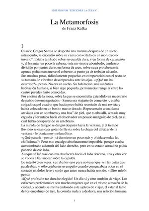 Calaméo - Kafka Franz - La Metamorfosis