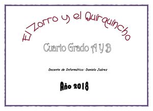 Calaméo - El Zorro Y El Quirquincho