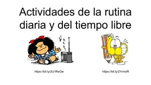 Calaméo - Rutina Diaria y Tiempo Libre